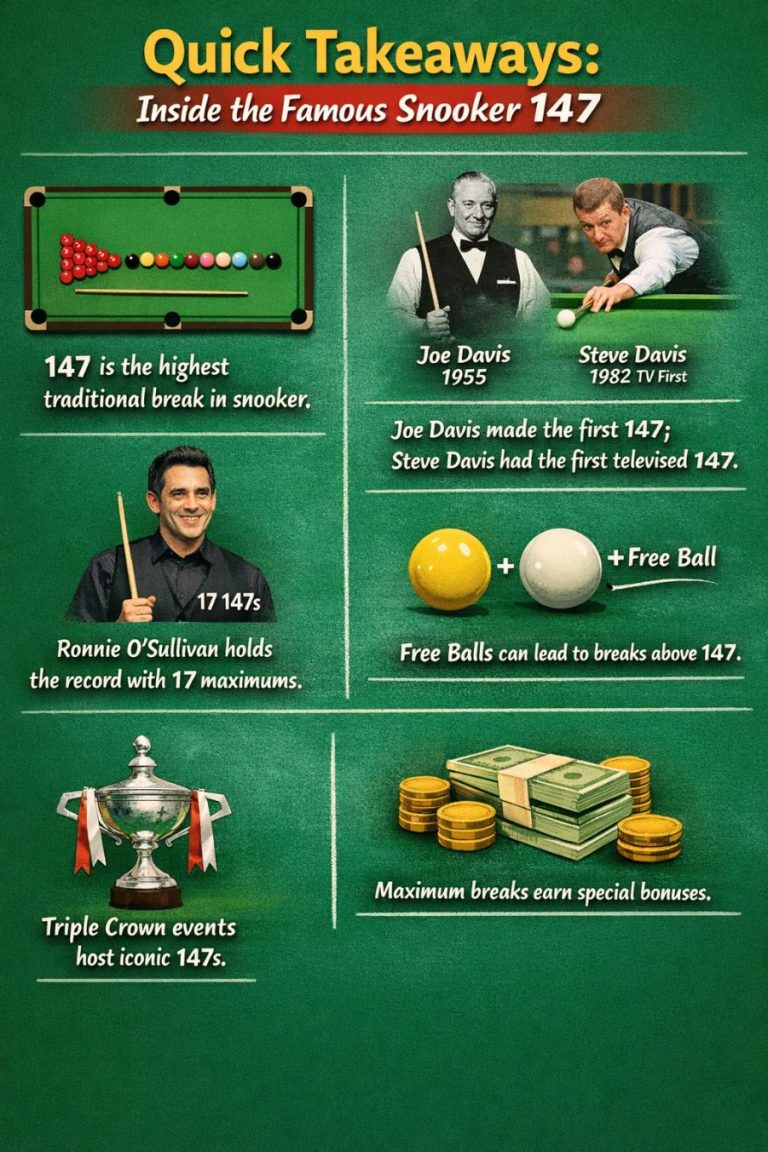 What Is the Highest Score in Snooker? Inside the Famous Snooker 147